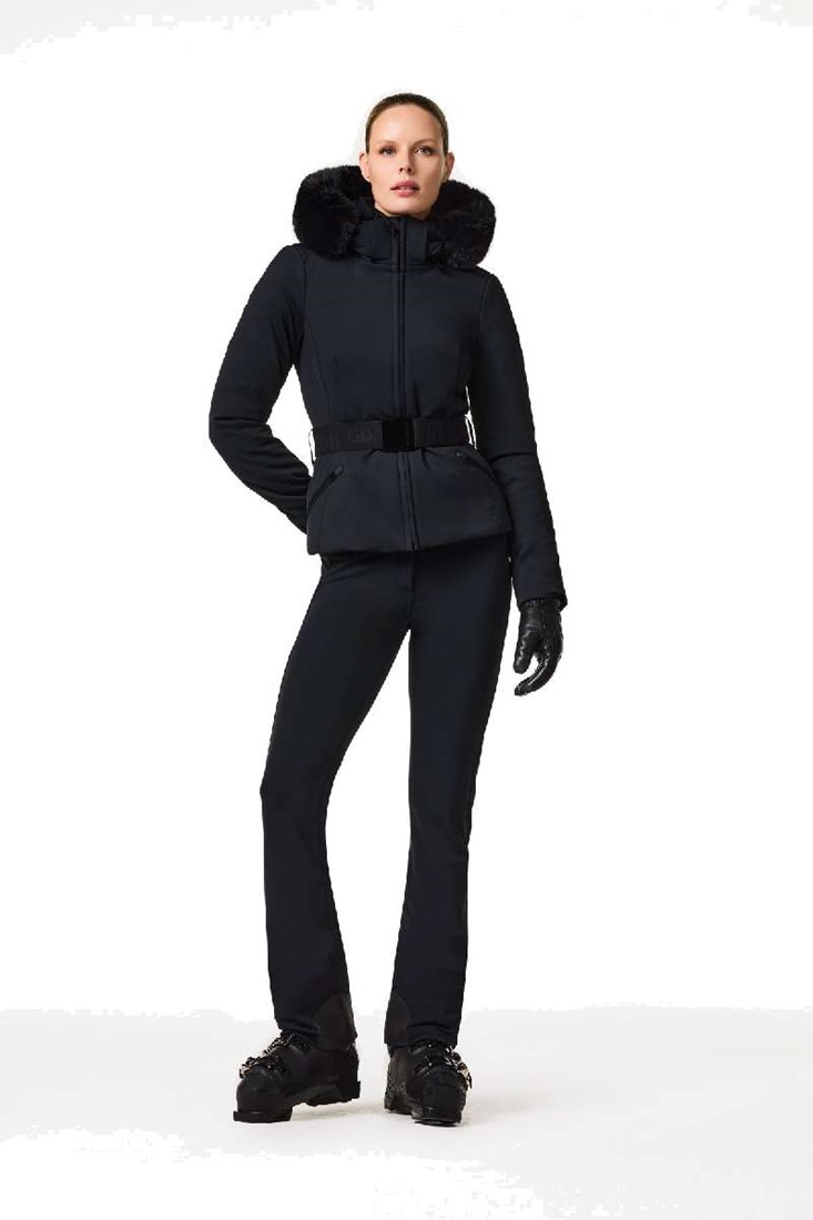 Goldbergh Hida Ski Jacket Faux Border - Black - 40 Twinseasons AT